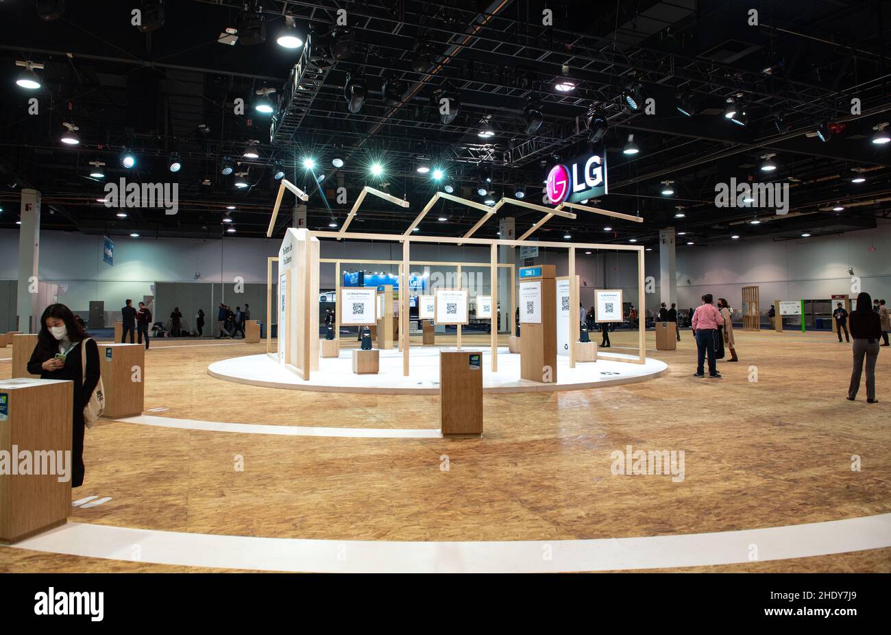Las Vegas, USA. 06th Jan, 2022. The South Korean electronics group LG ...