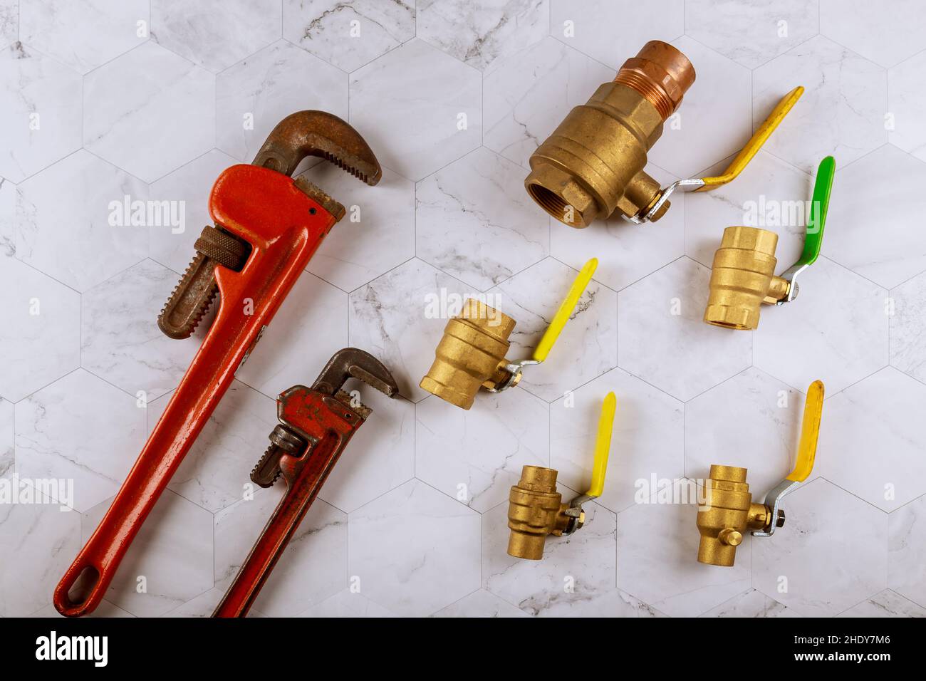 plumbing, spanner, pipeline, spanners, pipelines Stock Photo - Alamy