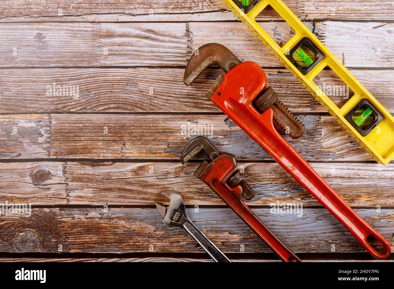 tool, adjustable wrench, level, tools, adjustable wrenchs, levels Stock ...