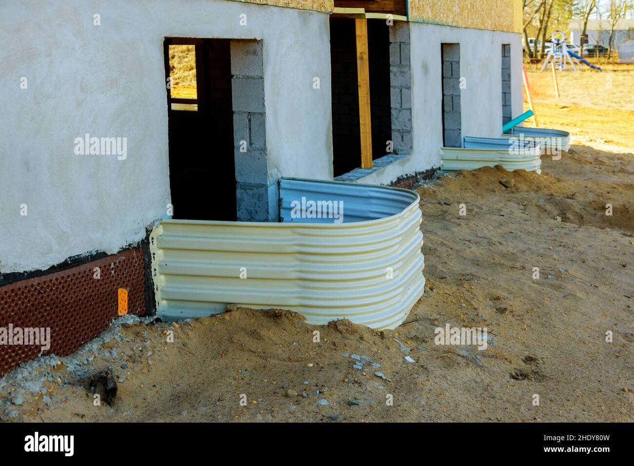 building construction, basement window, building constructions ...