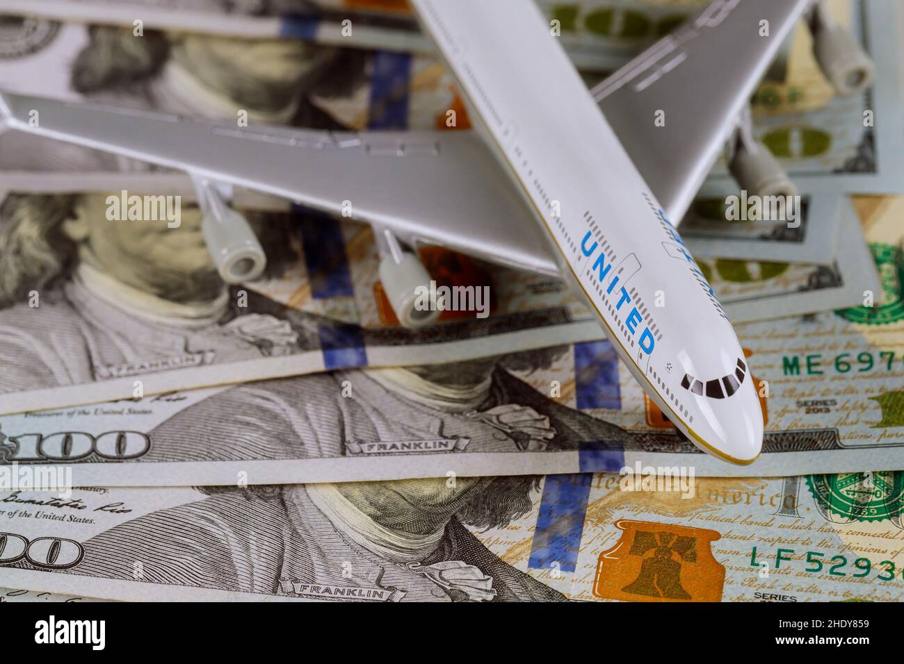 Money airplanes hi-res stock photography and images - Alamy