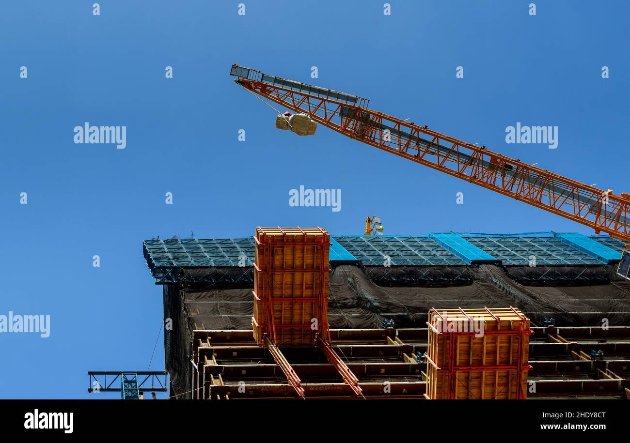 crane, construction, superstructure, cranes, constructions ...