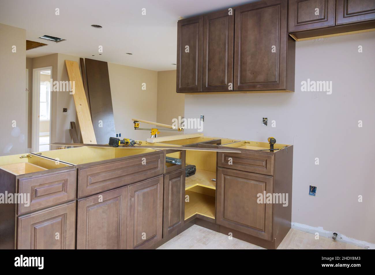 kitchen, built in kitchen, build in, kitchens Stock Photo - Alamy