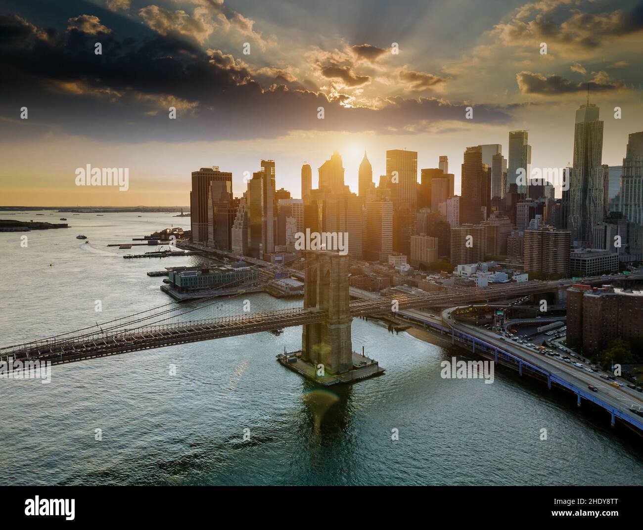 brooklyn bridge, east river, new york city, brooklyn bridges, east ...