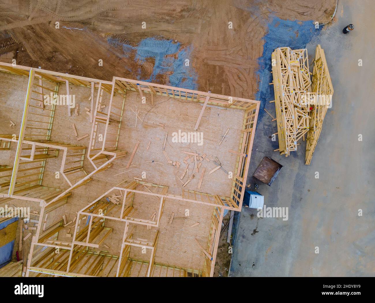 building construction, construction site, structure, carcass, building ...