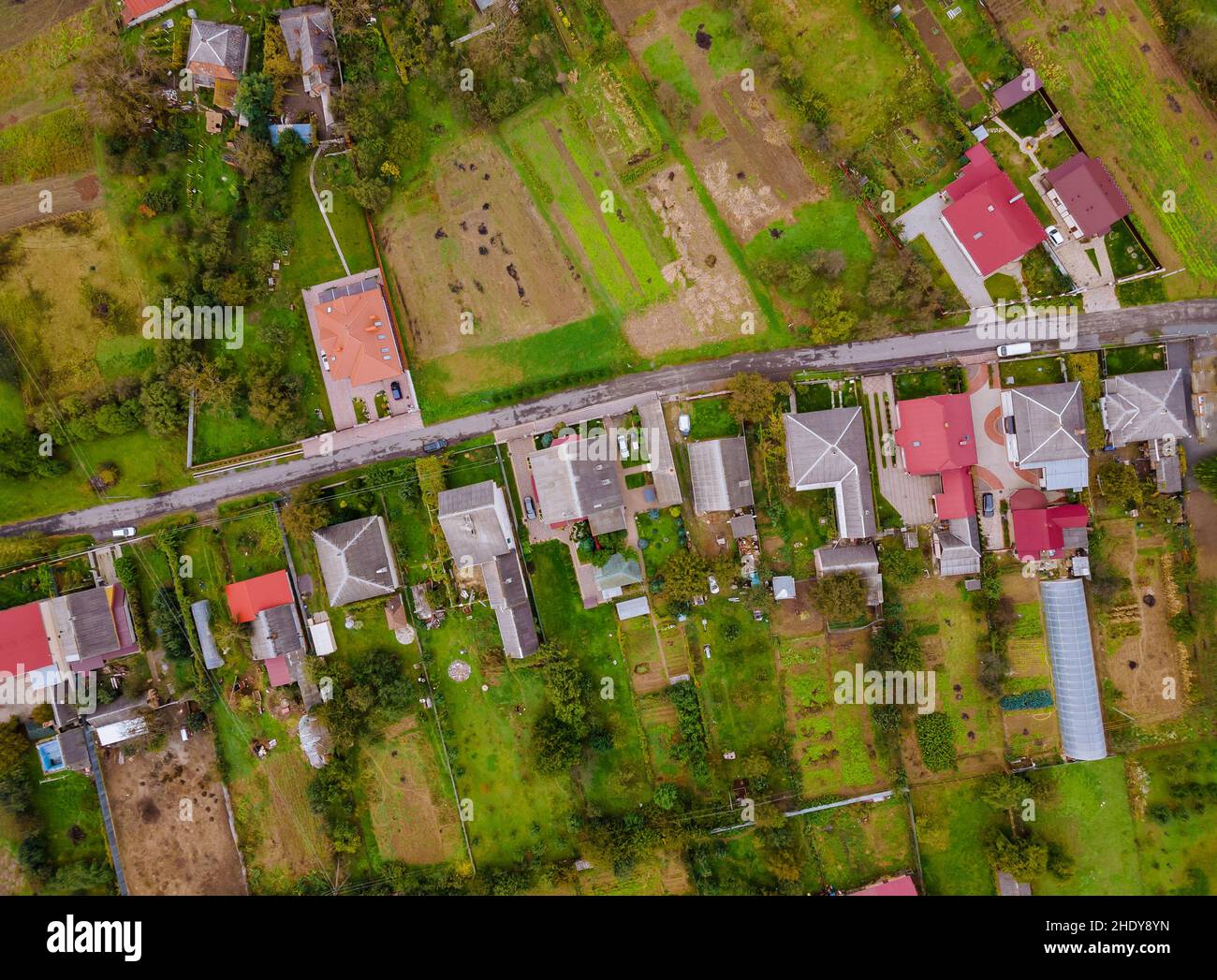 field, houses, estate, fields, house, estates Stock Photo - Alamy