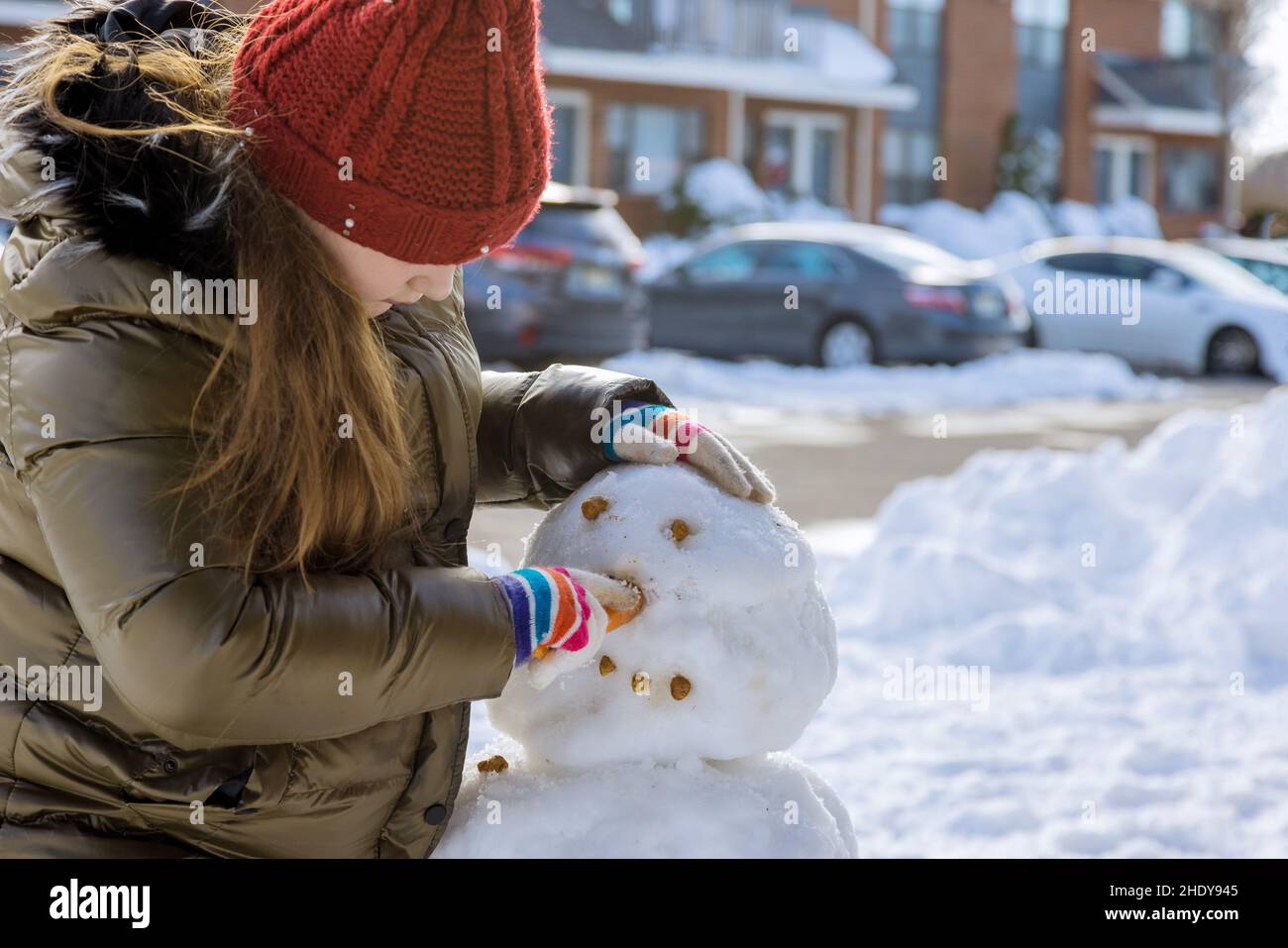 winter, building activity, snowman, winters, building, constructing ...