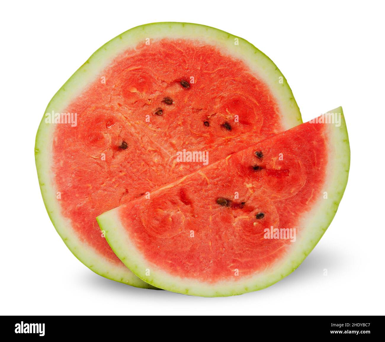 Slices half fresh watermelon hi-res stock photography and images - Alamy
