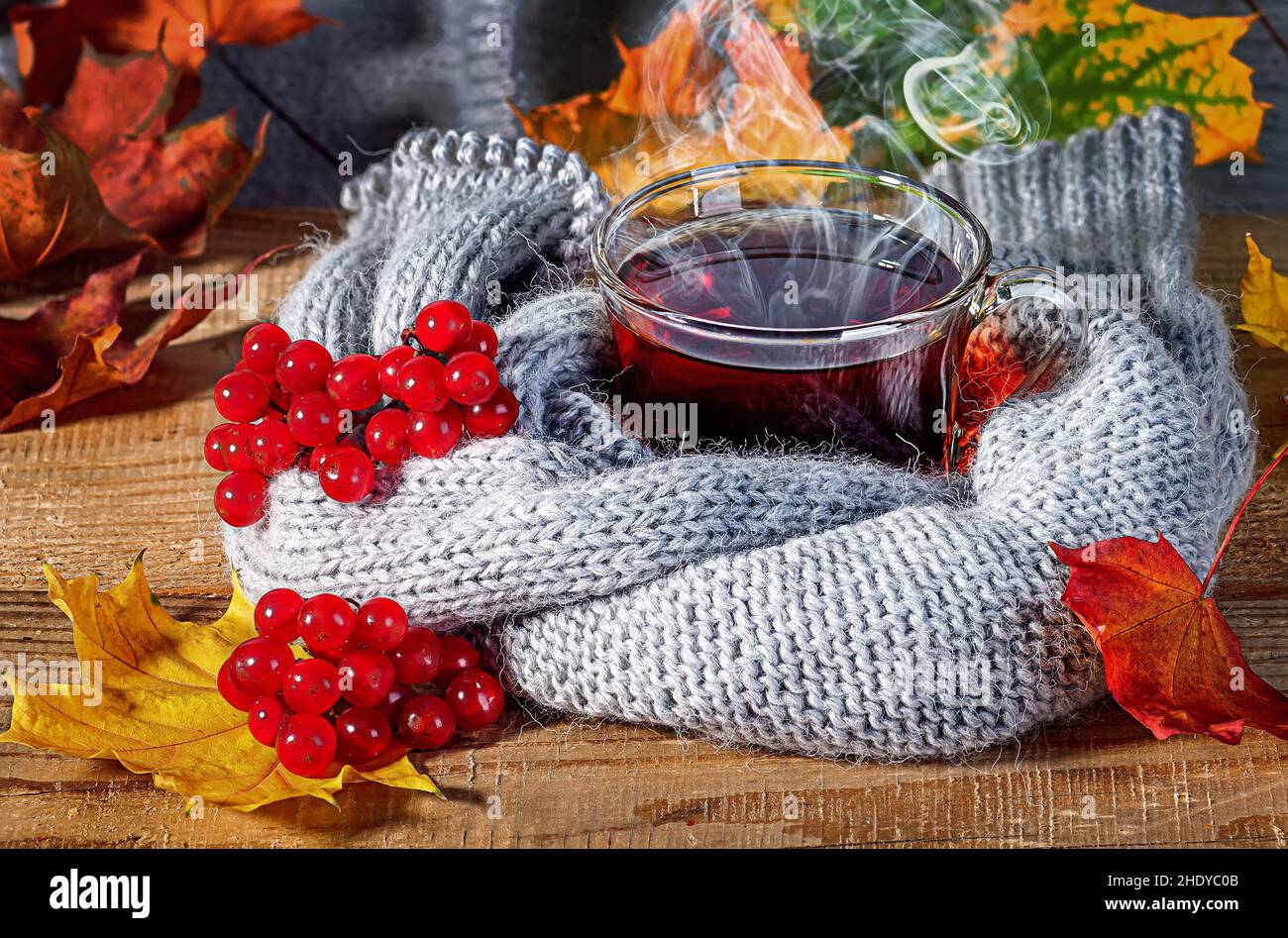 autumn, fruit tea, snowball, fall, fruit teas, snowballs Stock Photo ...