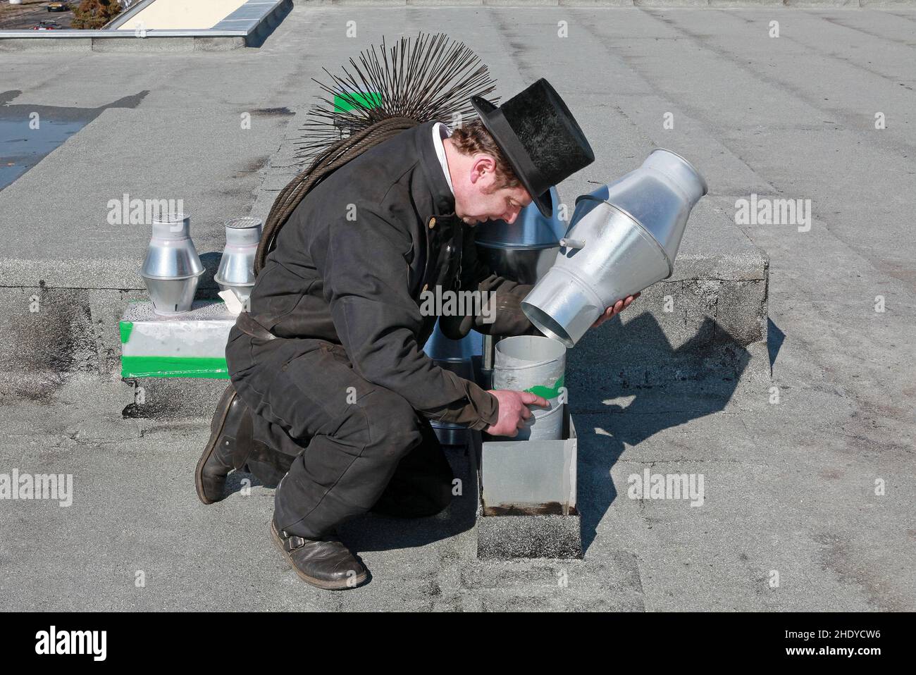 chimney sweeps, chimney sweeper Stock Photo - Alamy