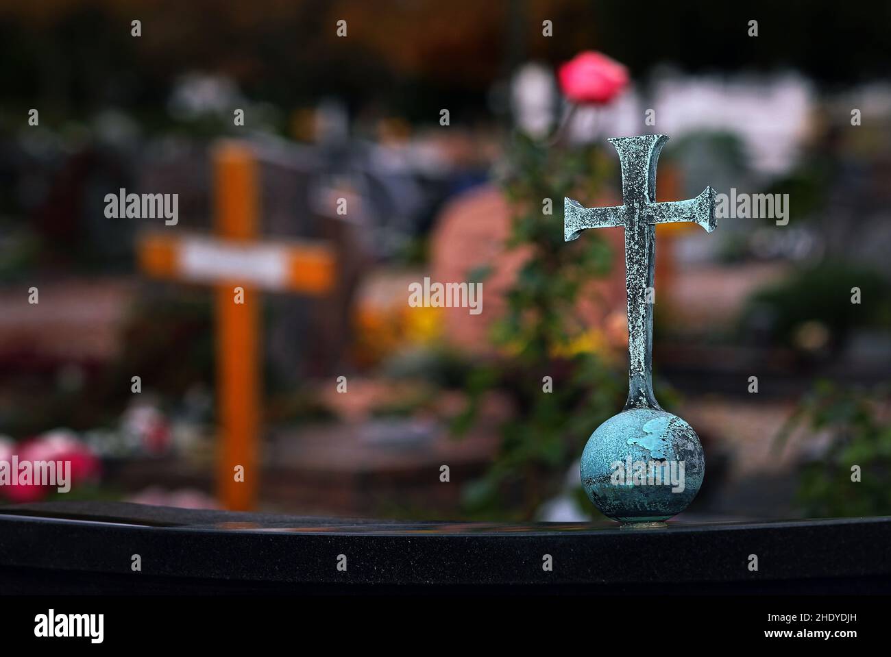 cemetery, cross, cemeteries, crosses Stock Photo - Alamy