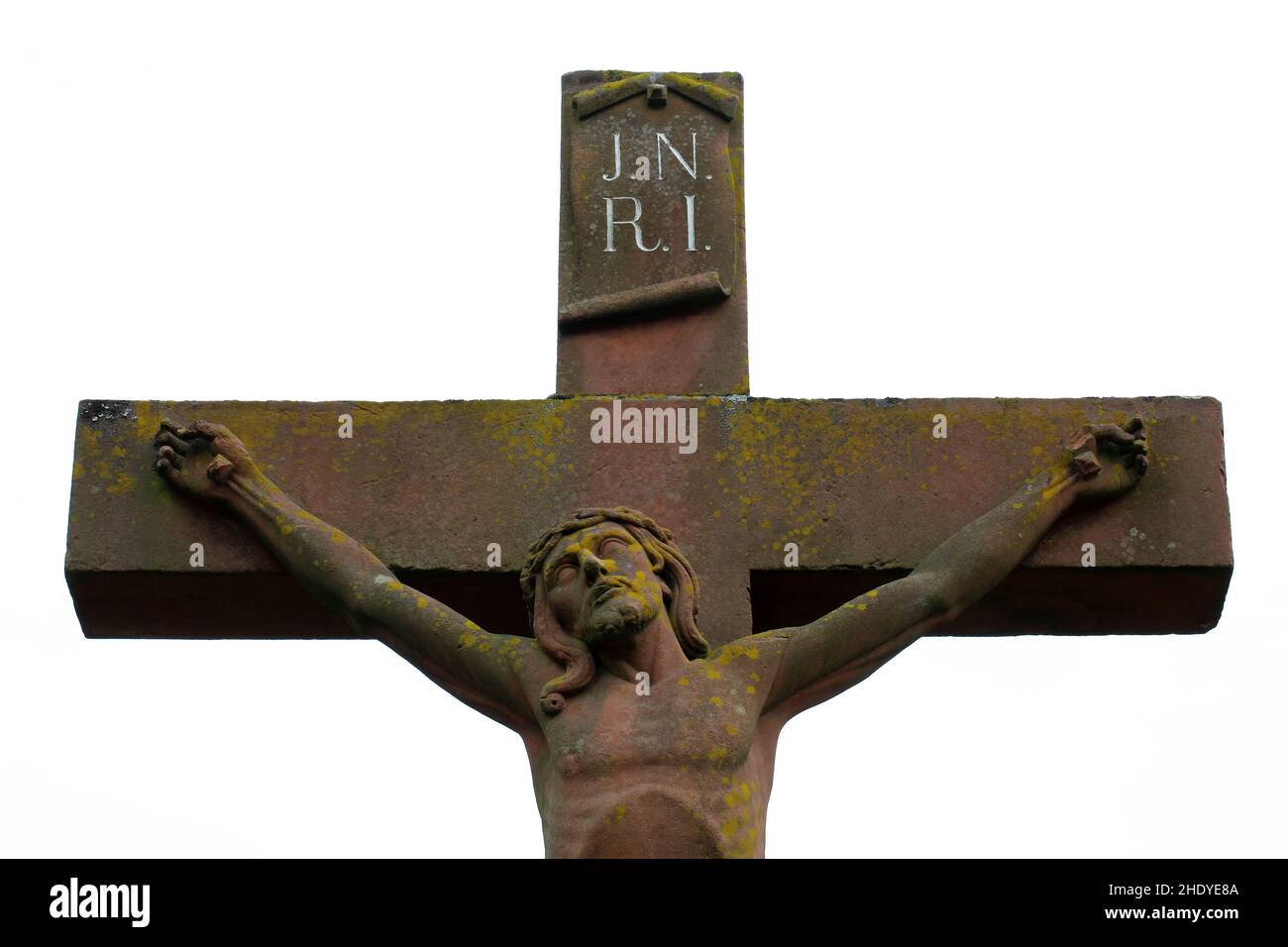 stone cross, christ figure, christ figures Stock Photo - Alamy