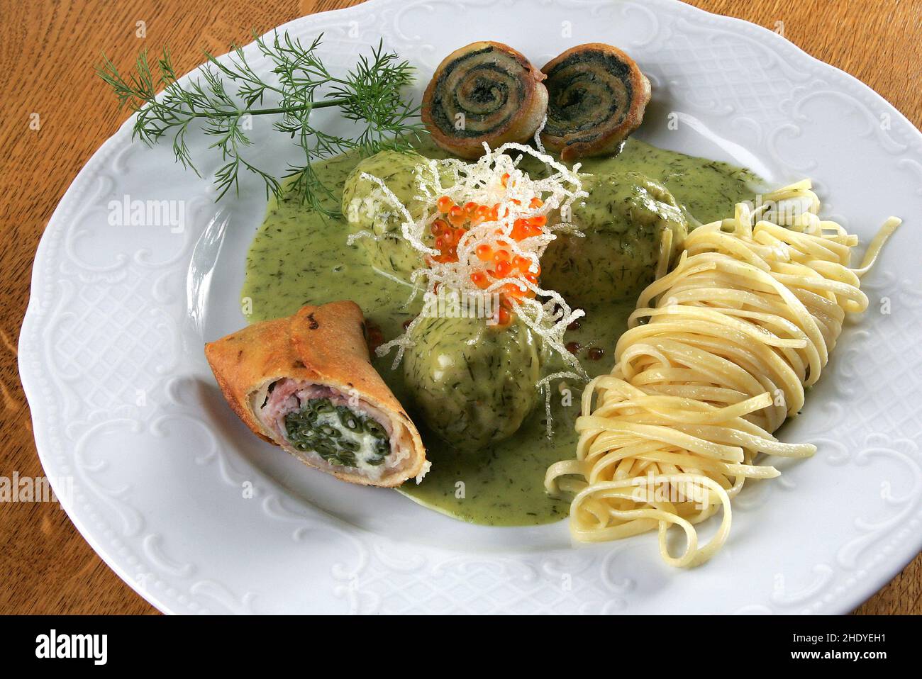 lunch, pike dumplings, lunch time Stock Photo - Alamy