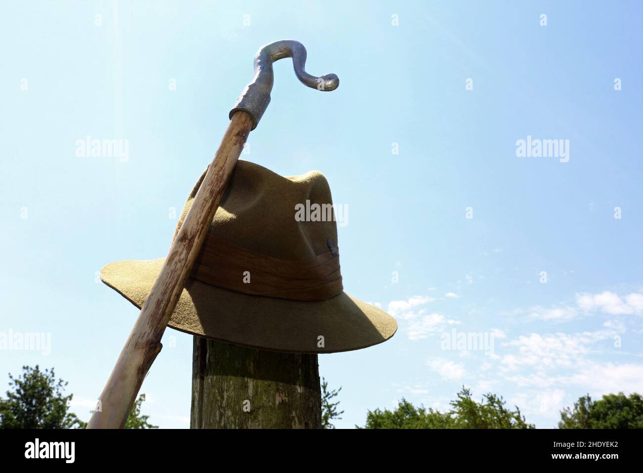 Hat hats stick sticks hi-res stock photography and images - Alamy