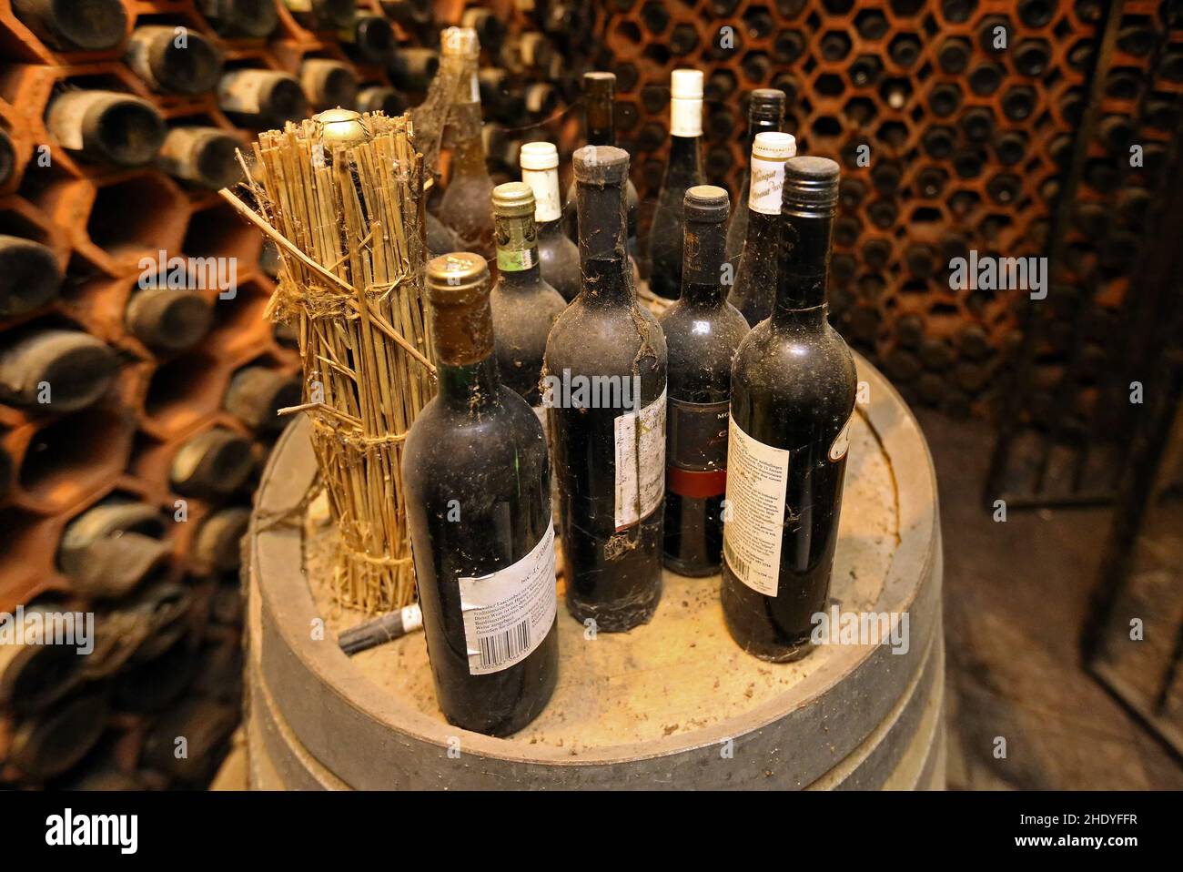 old, wine bottle, wine cellar, older, wine bottles, wine cellars Stock ...