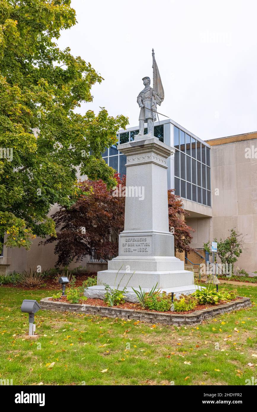 Allegan, Michigan, USA - October 21, 2021: The Allegan County ...
