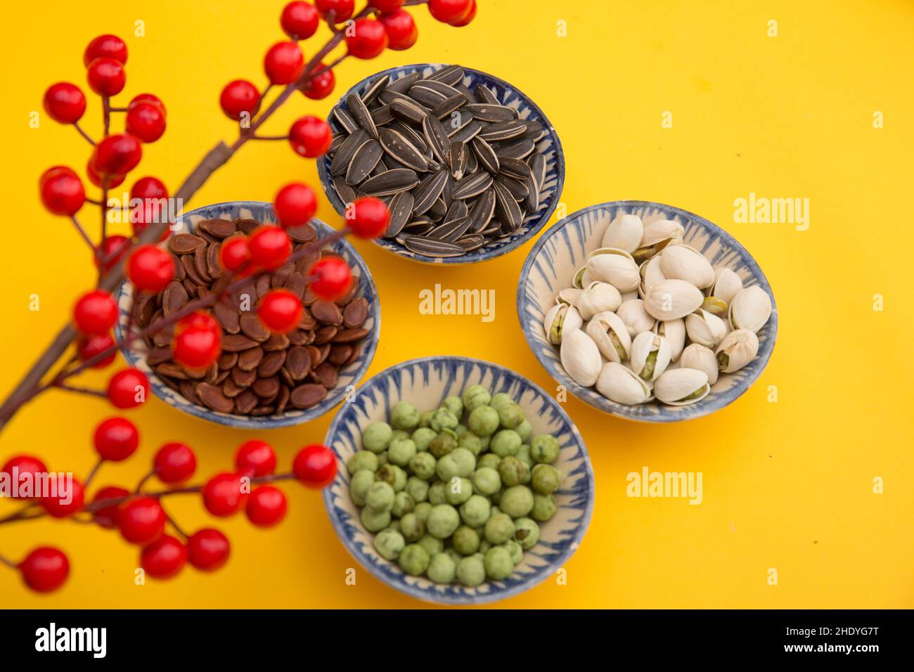 Tet Holiday, Lunar new year, chinese new year concept . Dried sunflower ...