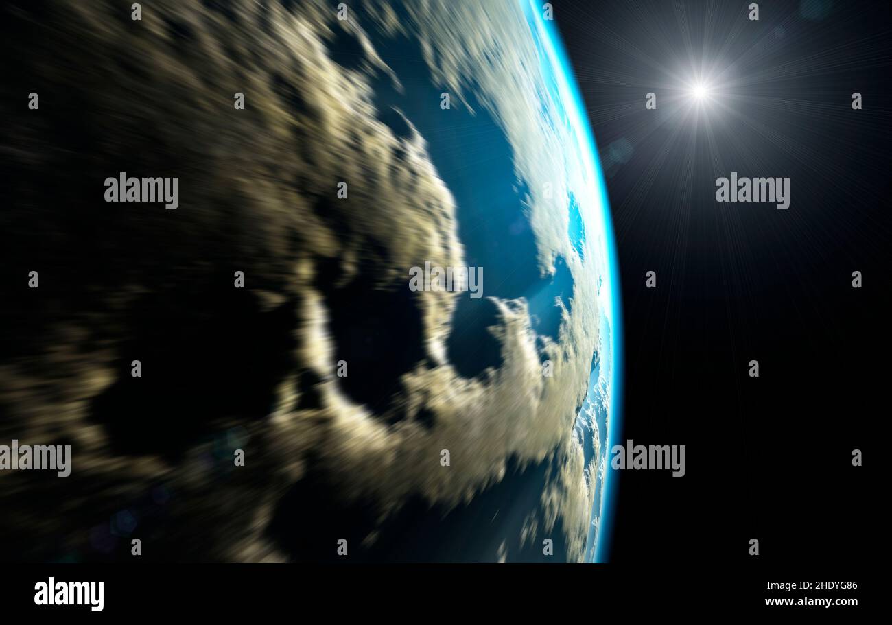 sunlight, earth, planet, earth surface, sun ray, sun rays, sunbeam ...