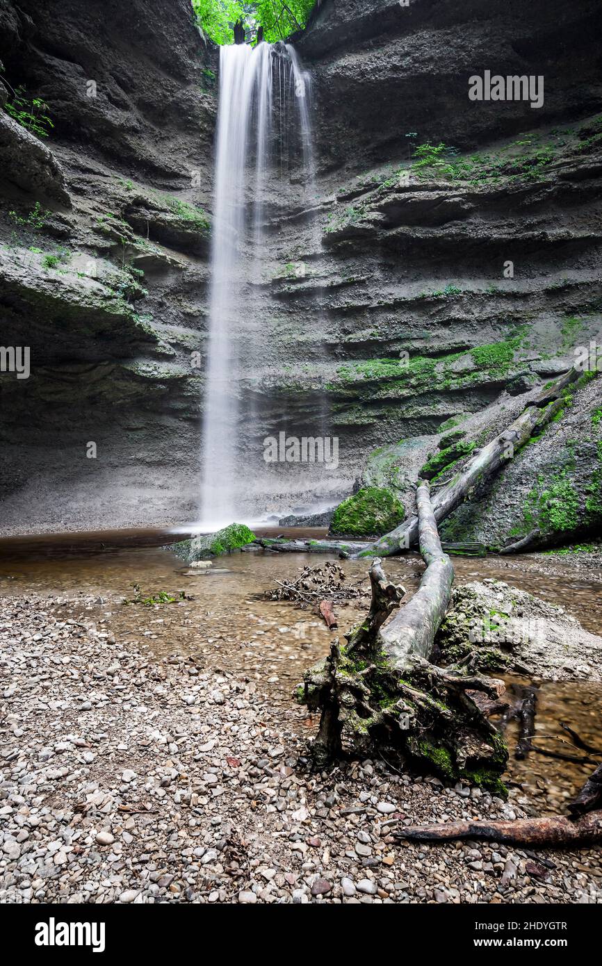 waterfall, pähler gorge, cascade, waterfalls Stock Photo - Alamy