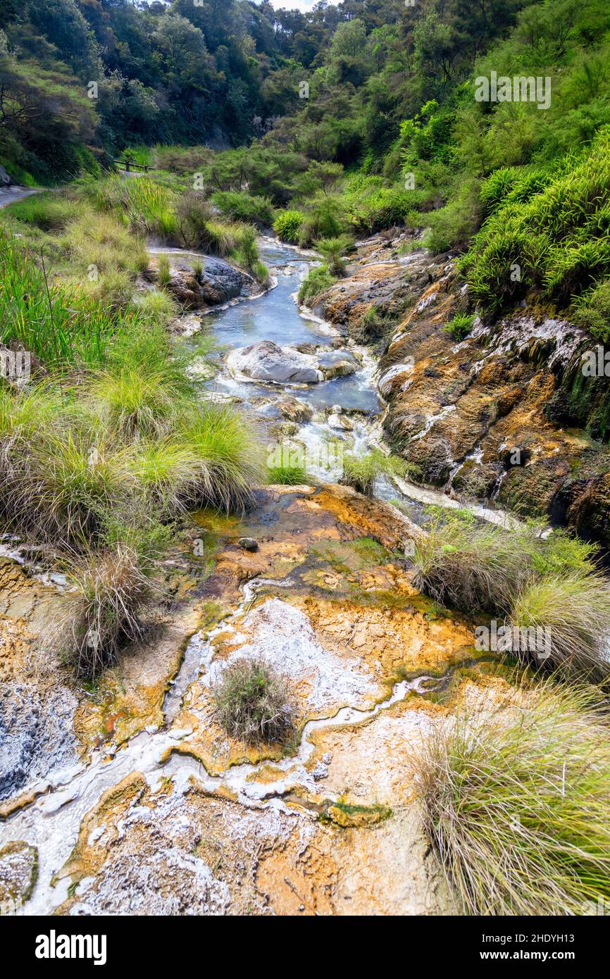 volcanic, thermal area, volcanics, thermal areas Stock Photo - Alamy