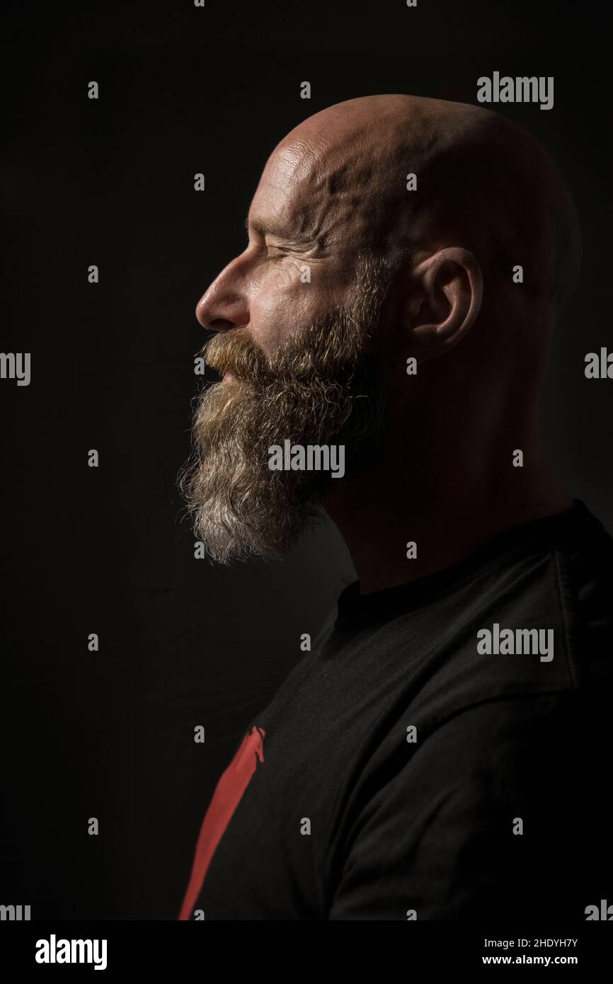 Beard mustache guy well hi-res stock photography and images - Alamy