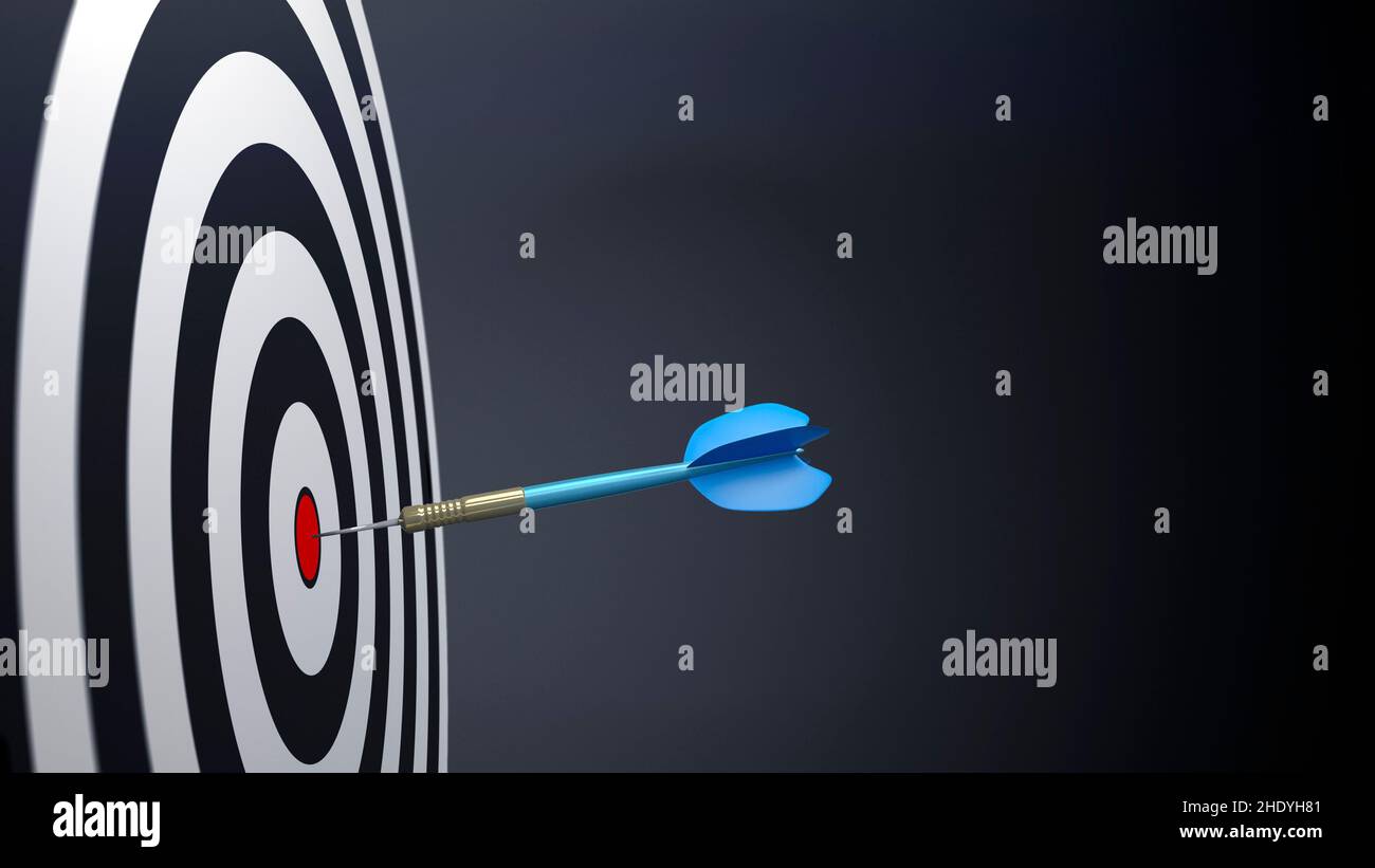 Arrows center target shot hi-res stock photography and images - Alamy