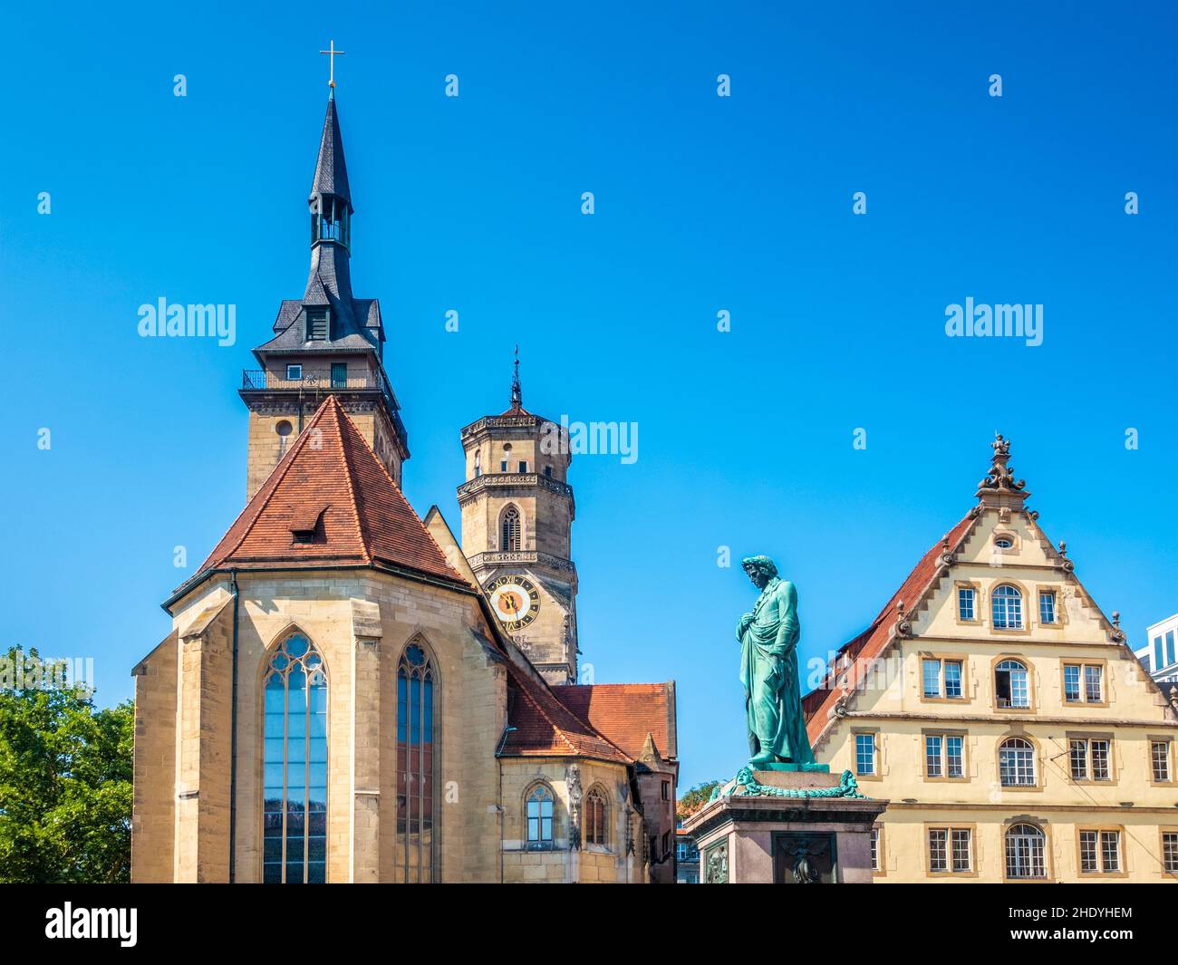Stuttgart schillerplatz monuments hi-res stock photography and images ...