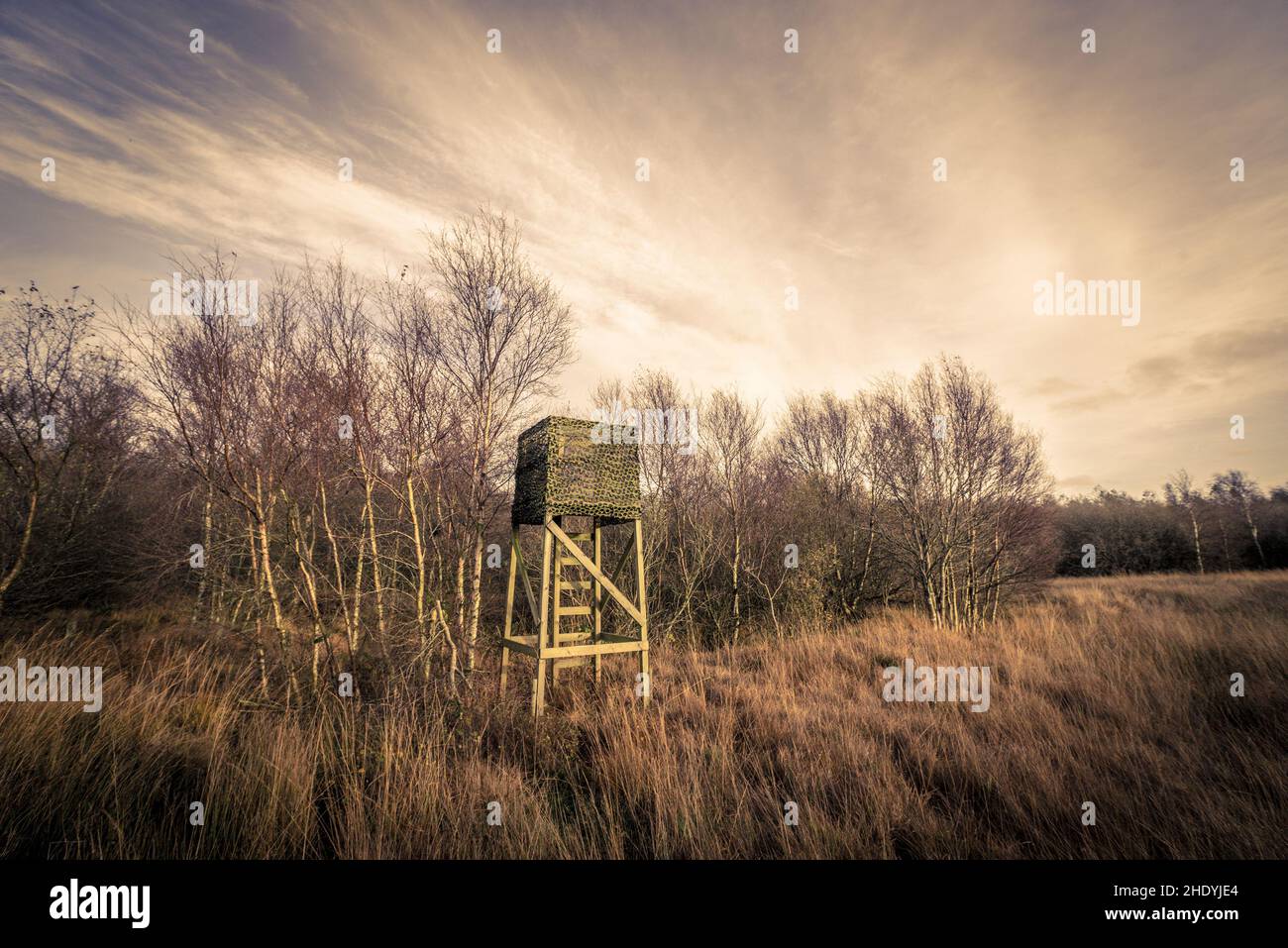 hunting tower, hunting towers Stock Photo - Alamy