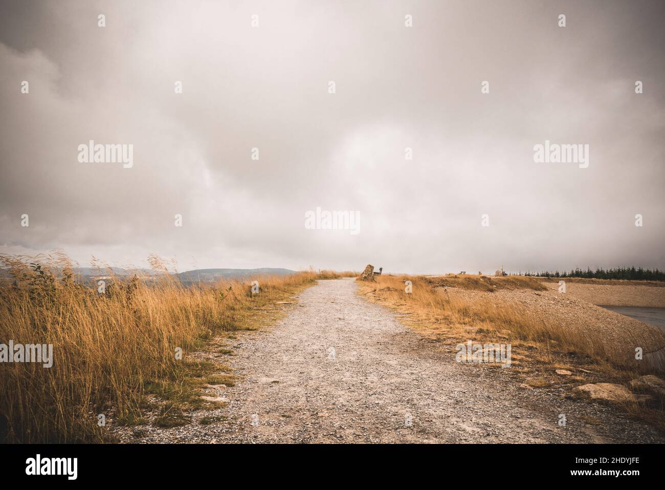 Straight trail hi-res stock photography and images - Alamy