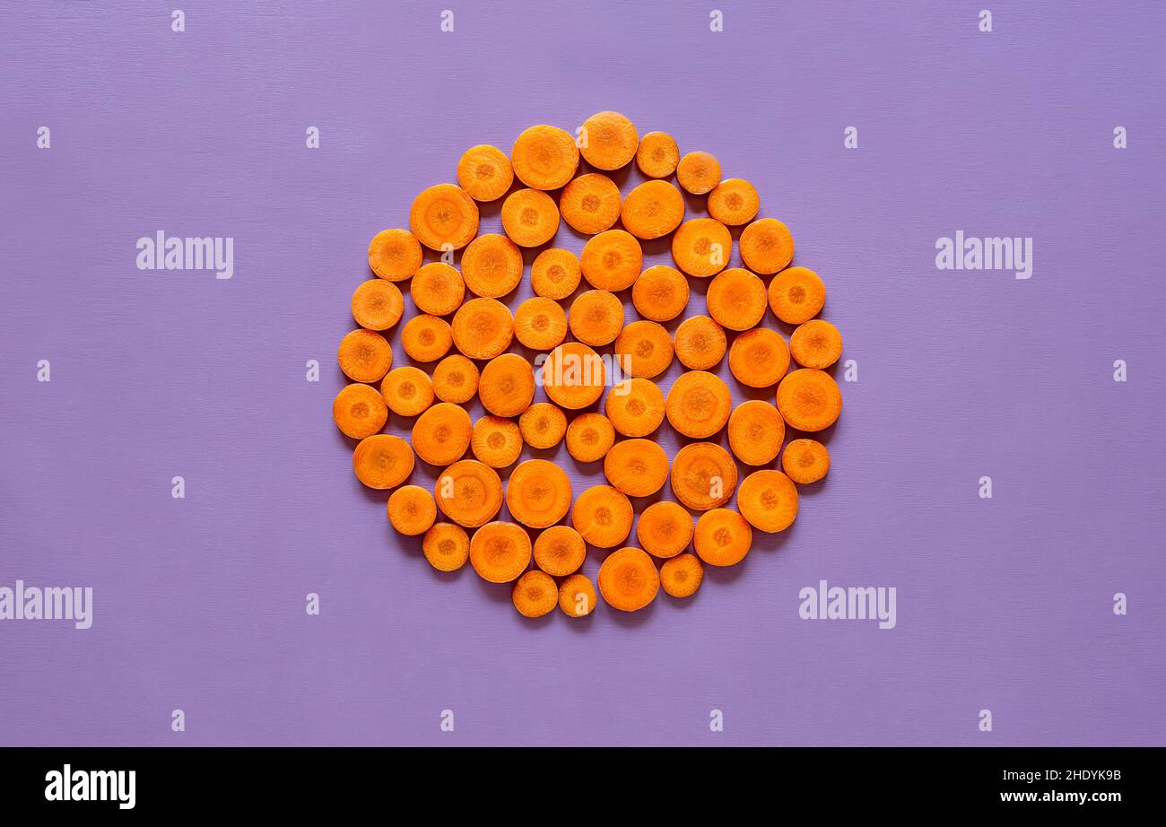 Circles of carrots hi-res stock photography and images - Alamy