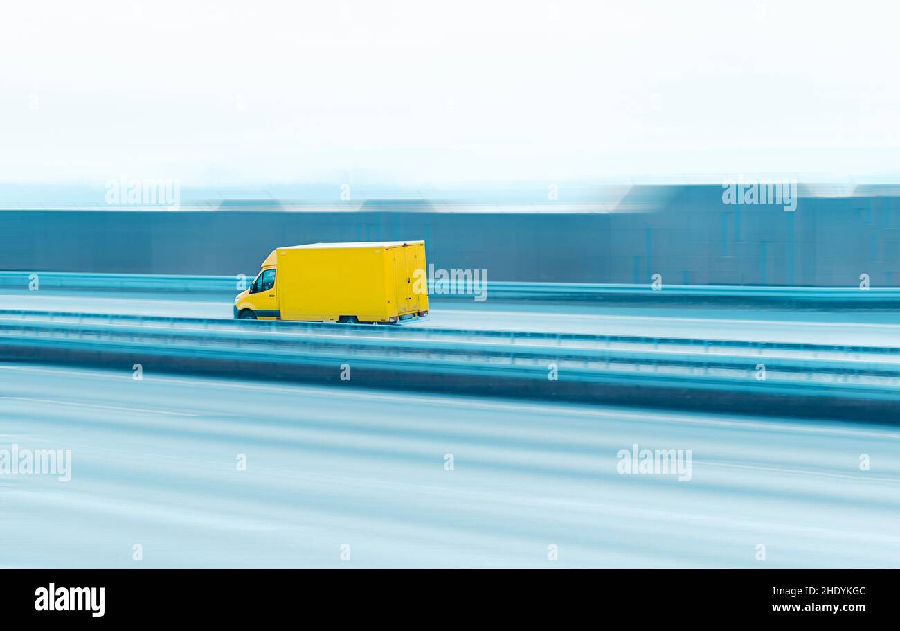 logistics, forwarding, van, logistic, trade, vans Stock Photo - Alamy