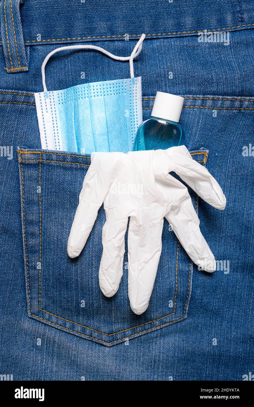 pocket, prevention, corona virus, pockets, preventions Stock Photo - Alamy