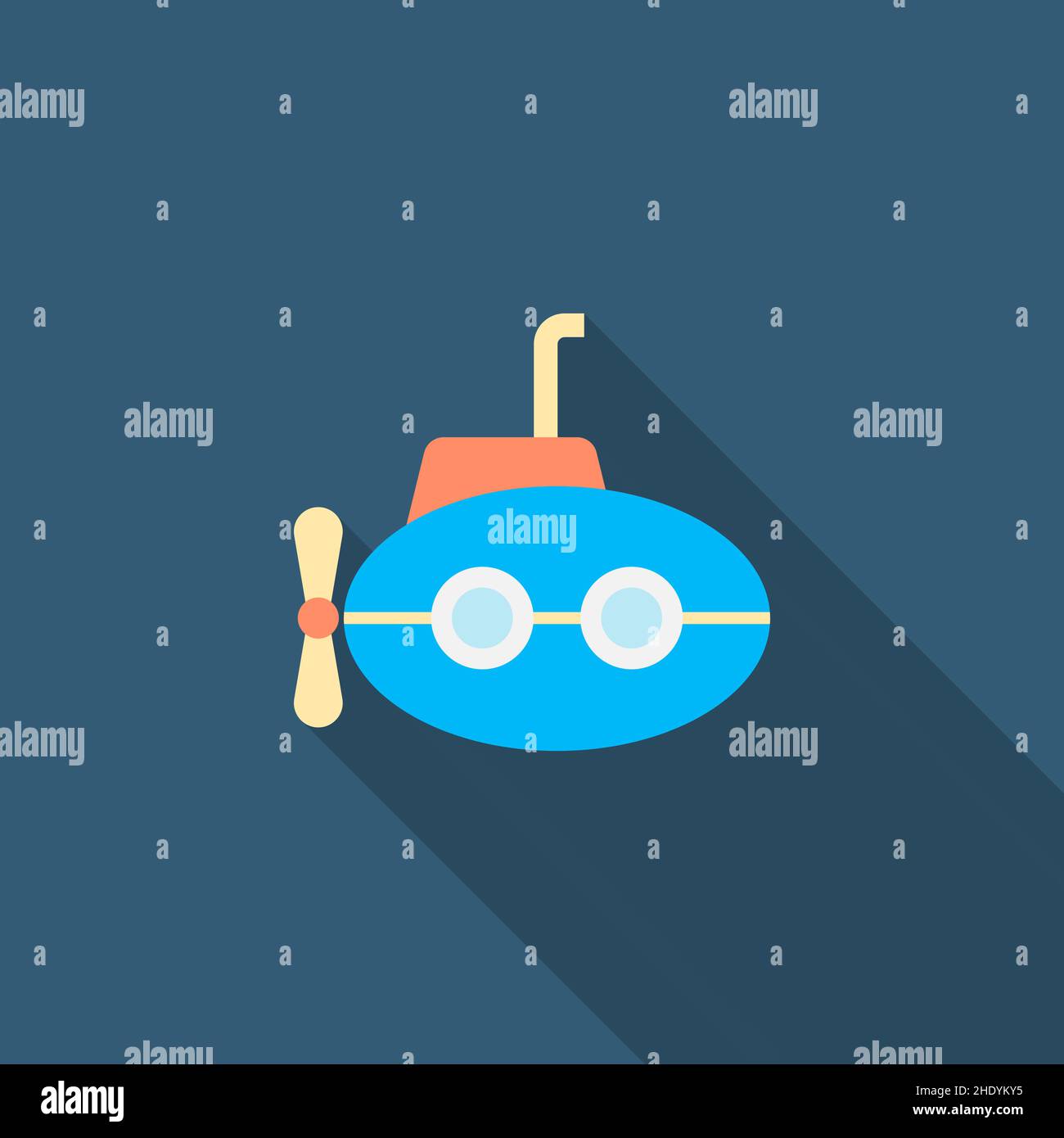 Submarine periscope bathyscaphe cartoon hi-res stock photography and ...