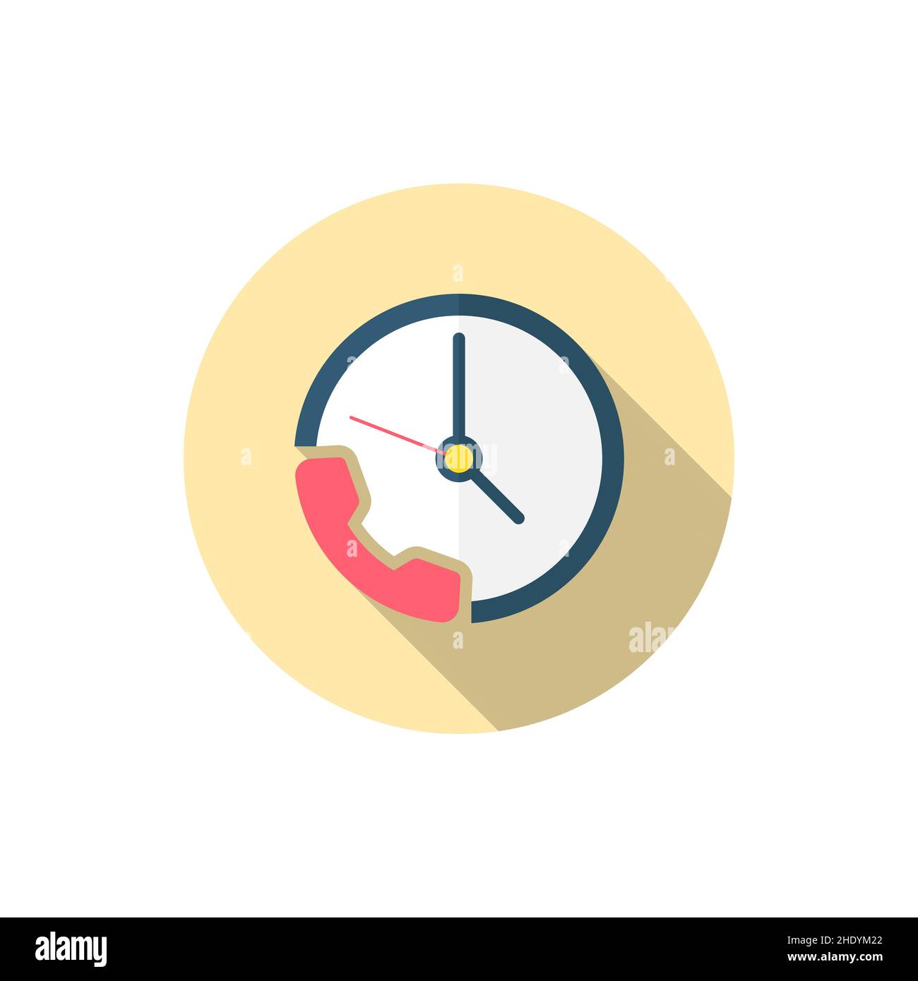 Old telephone icon shadow Cut Out Stock Images & Pictures - Alamy