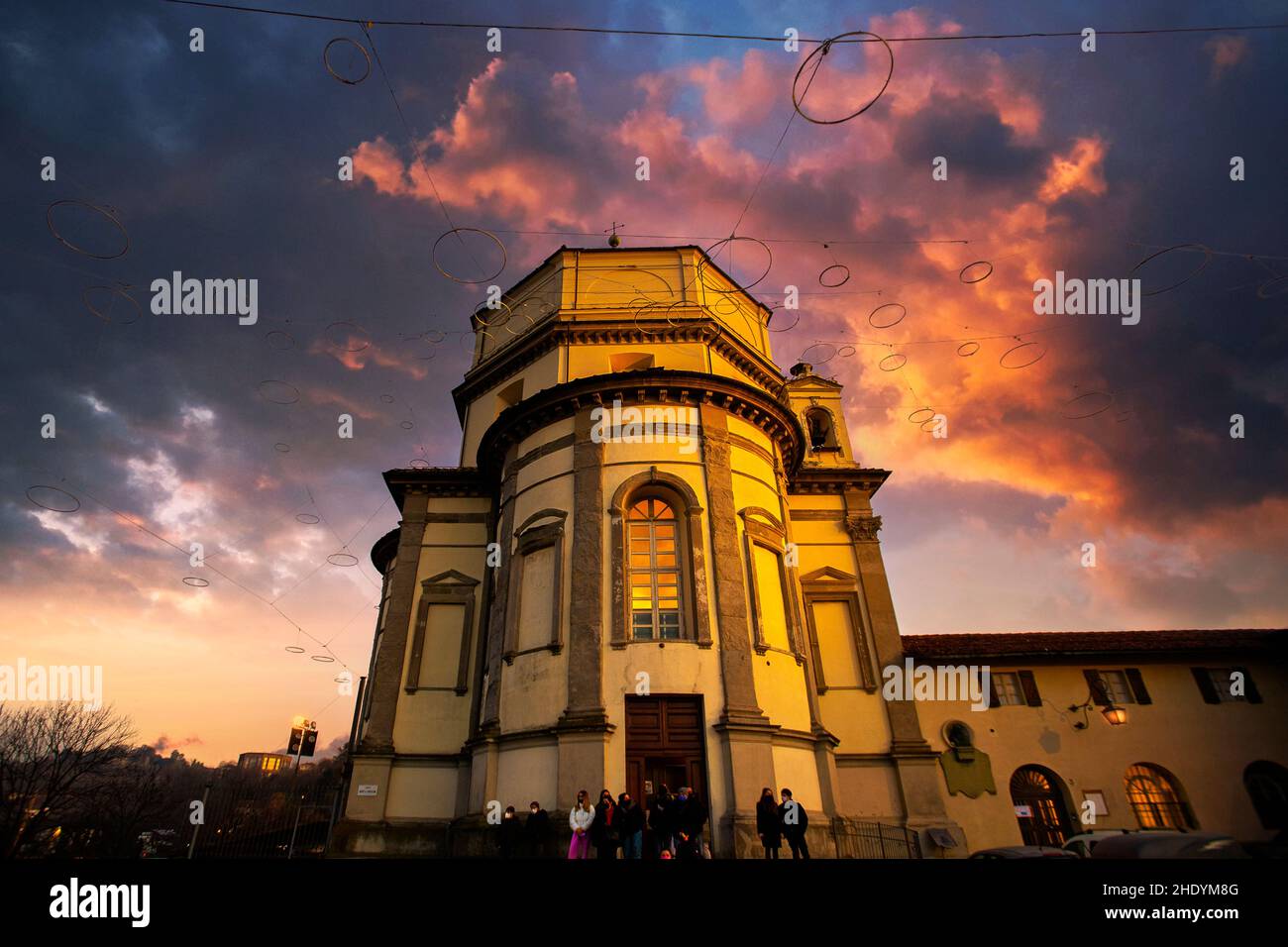 Italy Piedmont Turin Monte dei Cappuccini - Santa Maria del Monte Stock ...