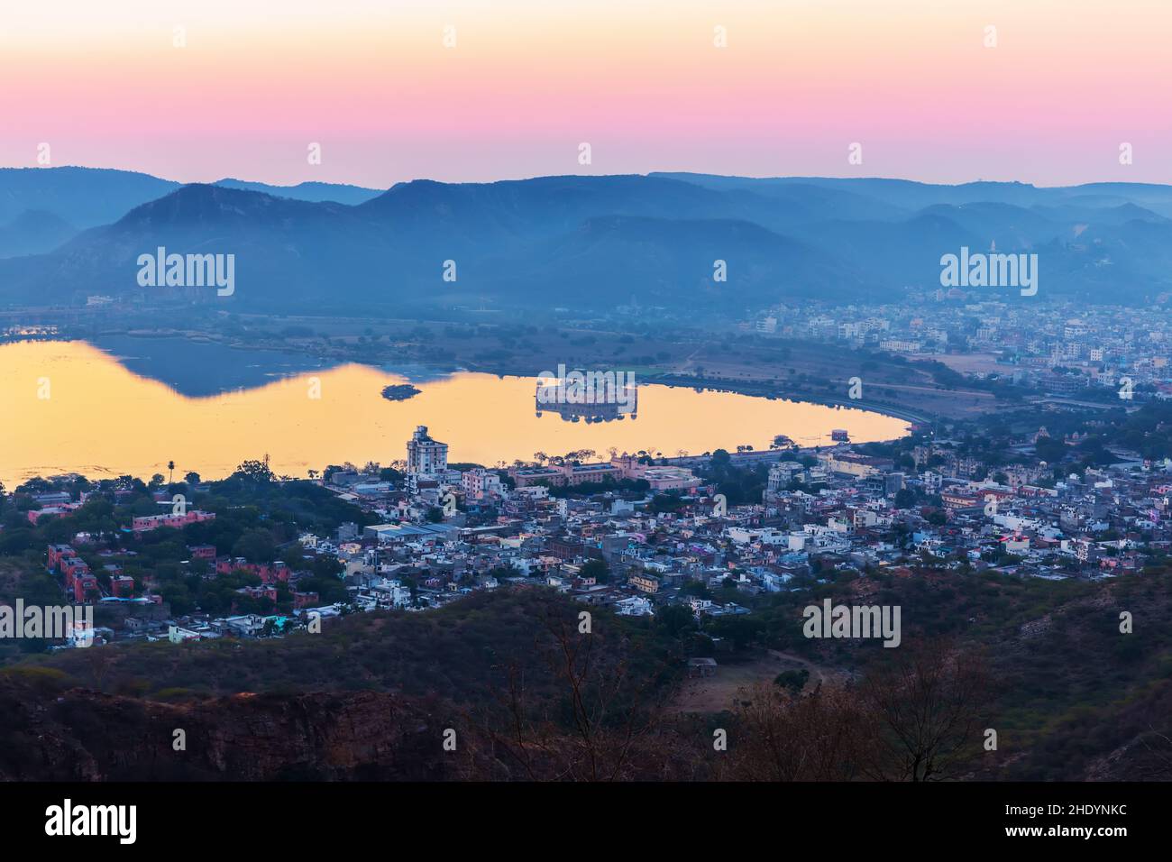 rajasthan, jaipur, man sagar lake, rajasthans, jaipurs Stock Photo - Alamy
