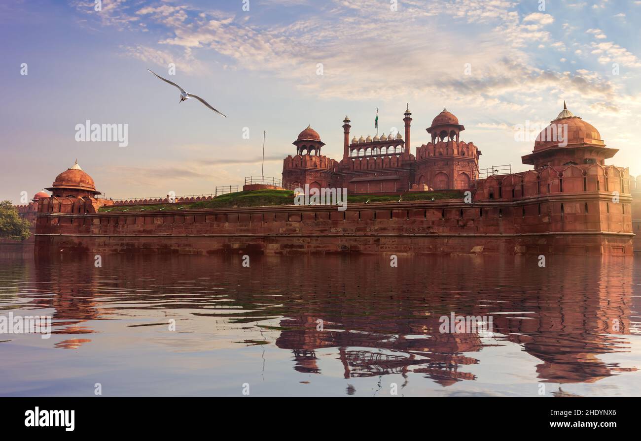 delhi, red fort, delhis, red forts Stock Photo - Alamy