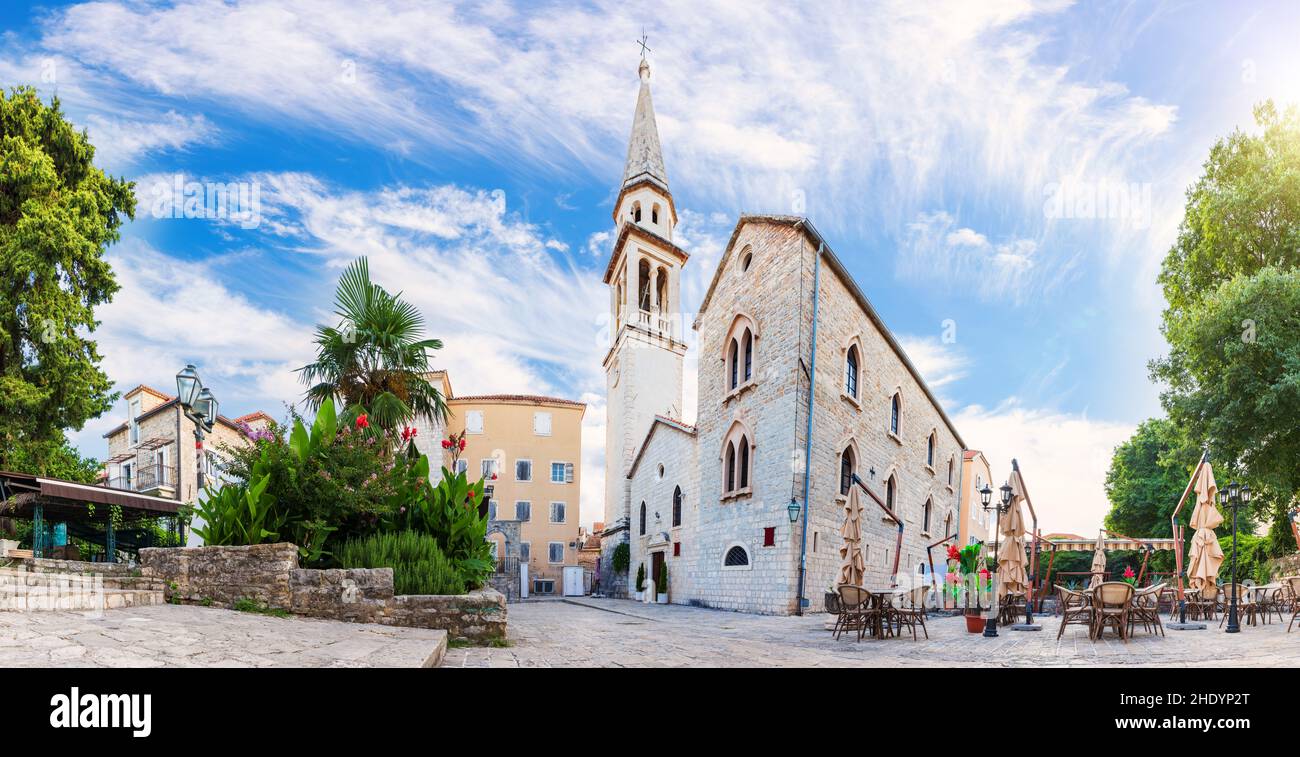 old town, budva, old towns Stock Photo - Alamy