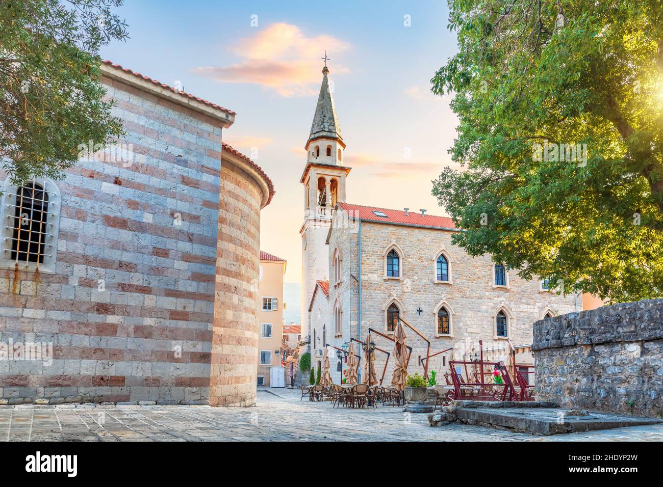 old town, budva, old towns Stock Photo - Alamy