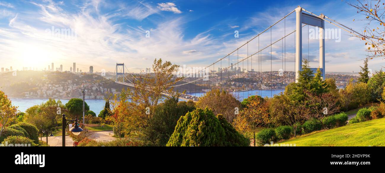 bosphorus, istanbul, fatih sultan mehmet bridge, istanbuls, fatih ...