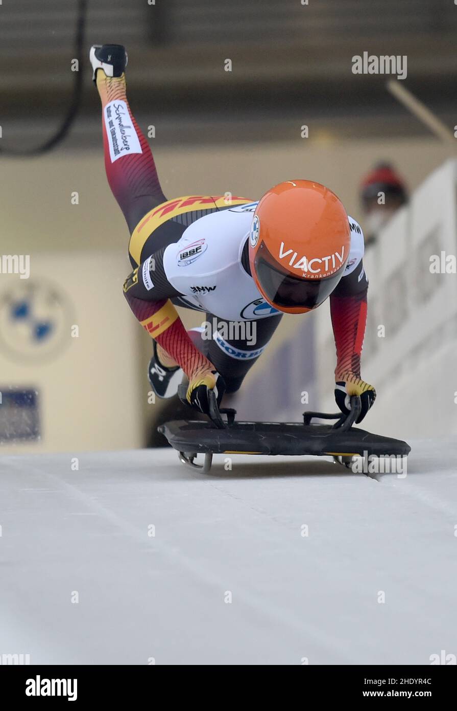 Winterberg, Germany. 07th Jan, 2022. Skeleton: World Cup, women, 1st ...