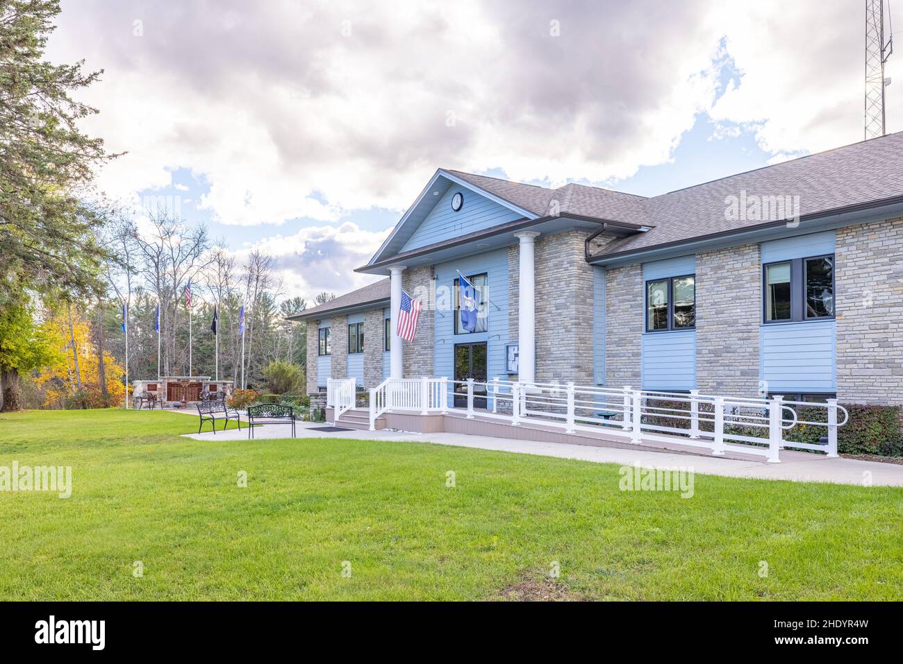 Atlanta, Michigan, USA - October 23, 2021: The Montmorency County ...