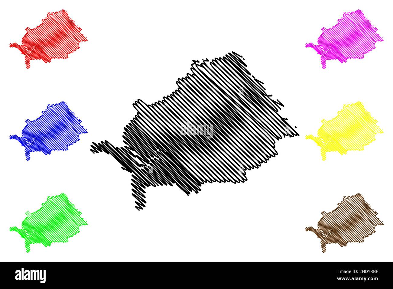 Thane district (Maharashtra State, Konkan Division, Republic of India ...