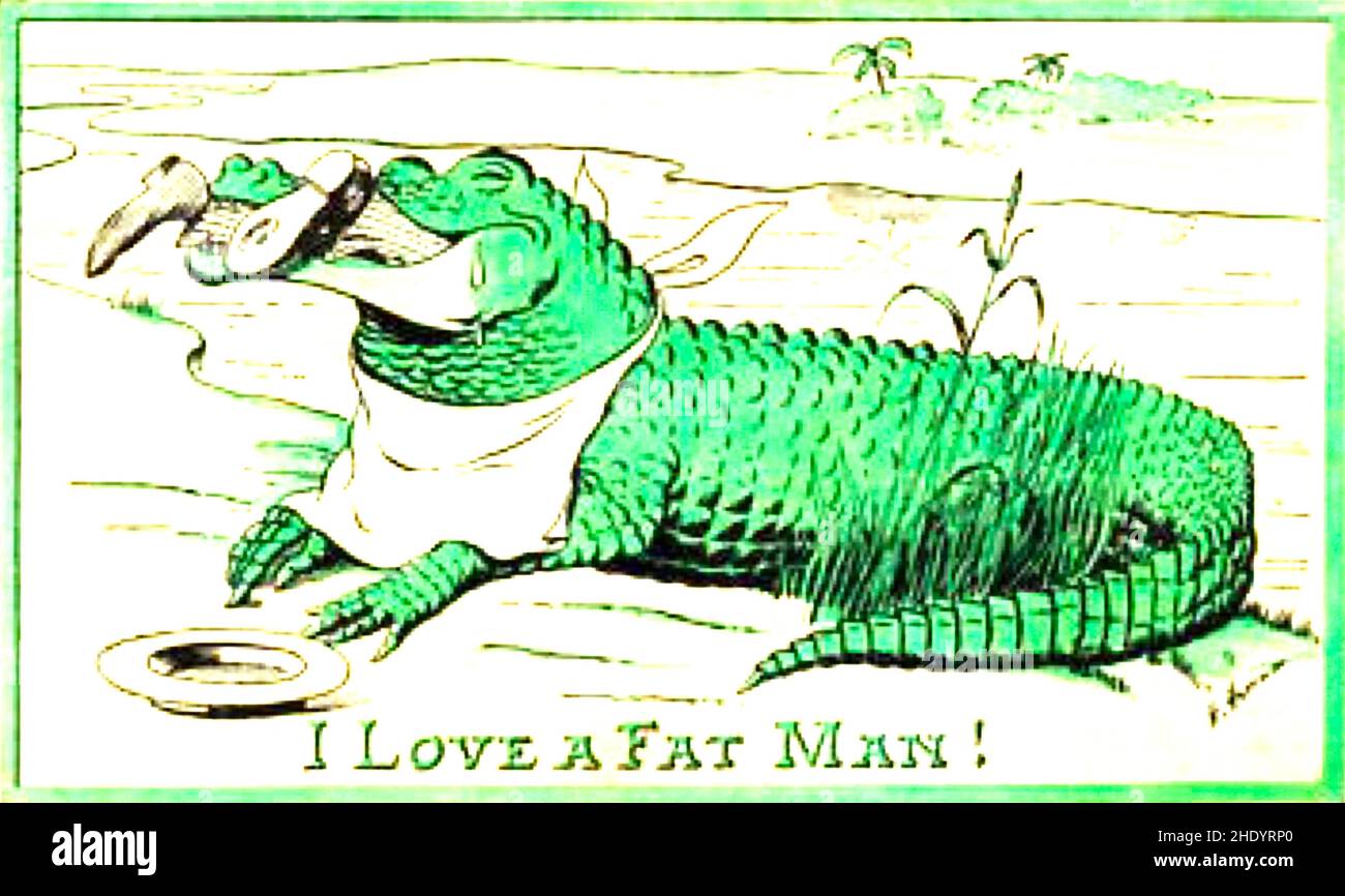 Crocodile Eating Human Drawing