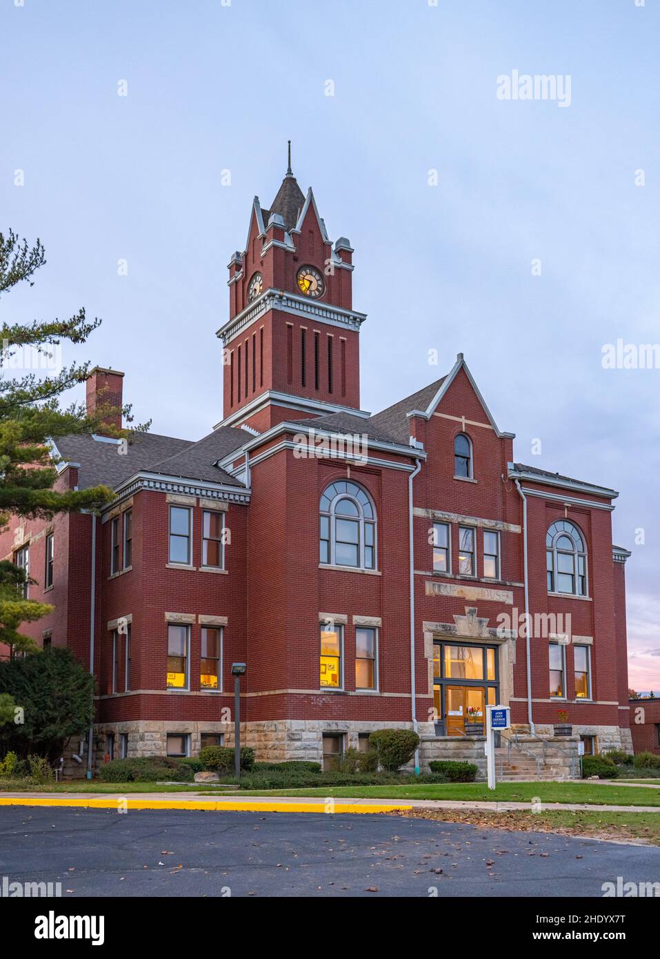 Bellaire, Michigan, USA - October 22, 2021: The Historict Antrim County ...