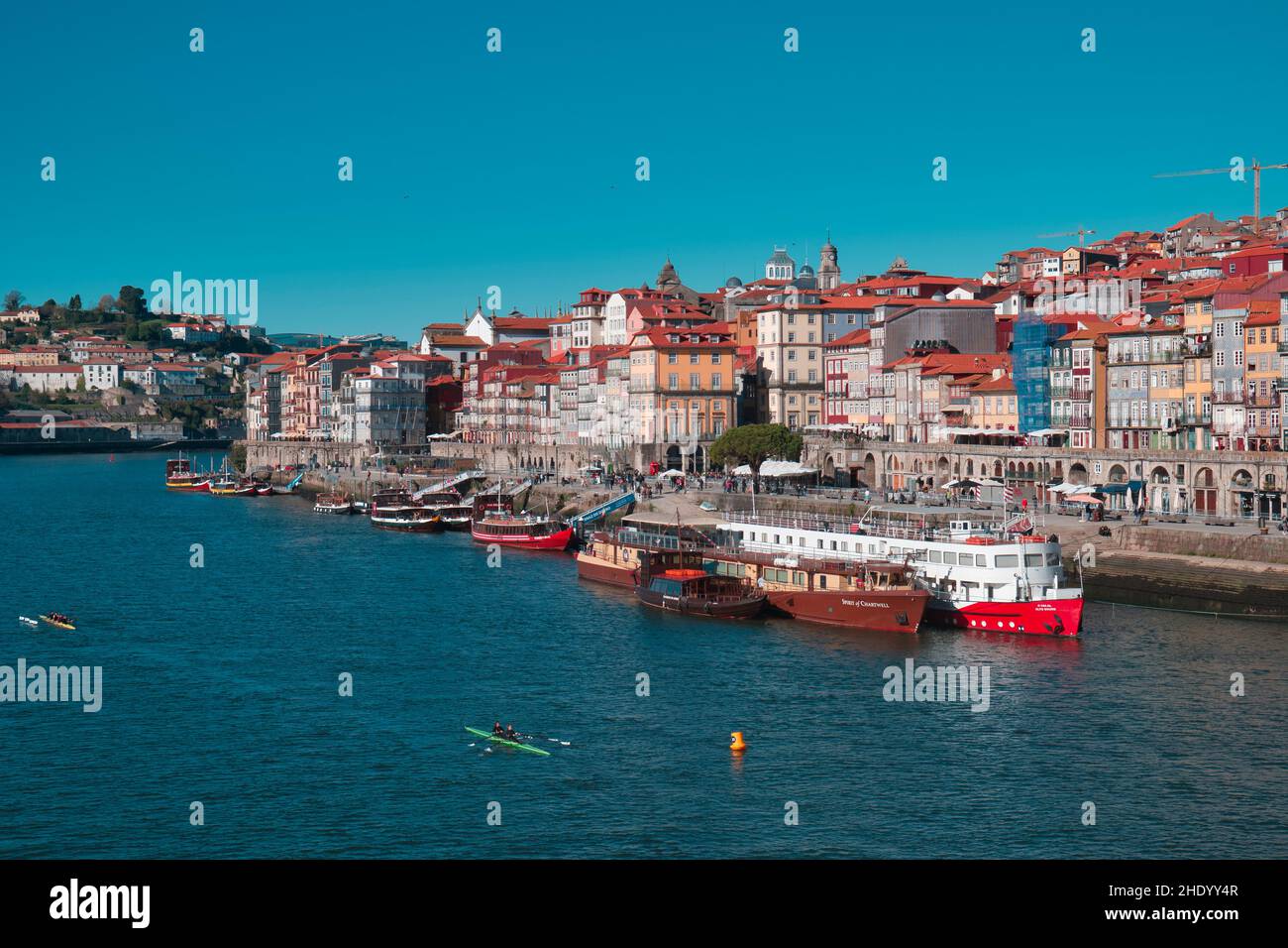 Boats on River Douro, Porto Stock Photo - Alamy