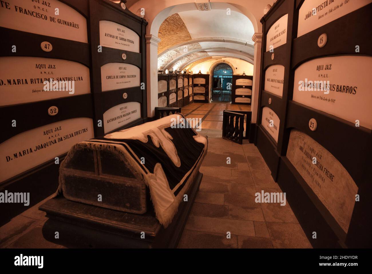 Sao Francisco church catacombs, Porto Stock Photo - Alamy