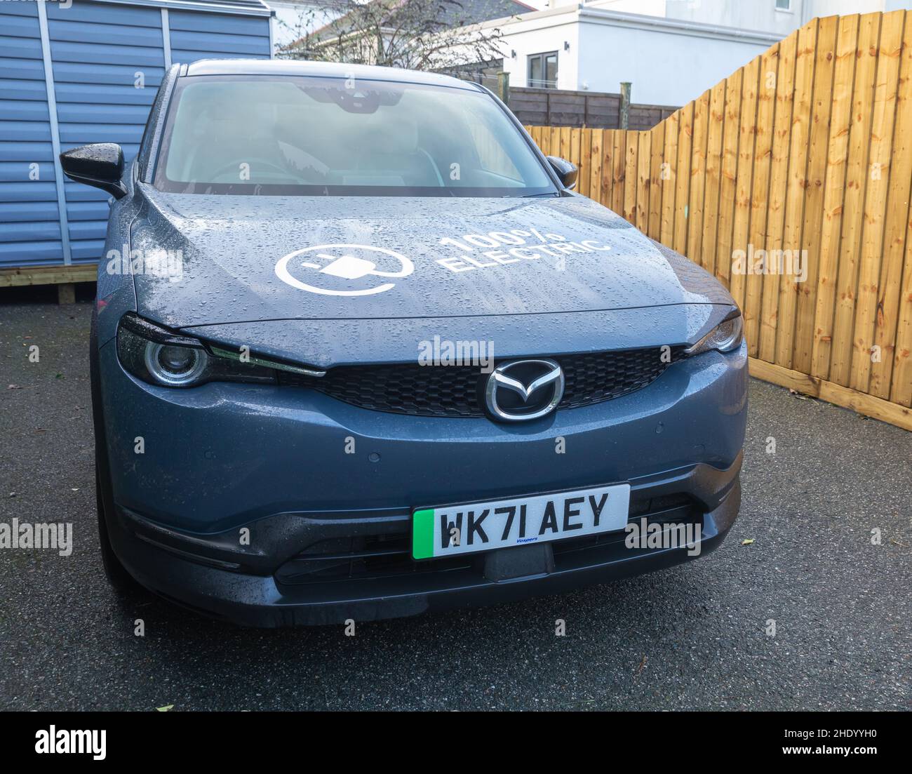 The All-New, All Electric, All Mazda SUV - The Mazda MX-30 parked on a ...