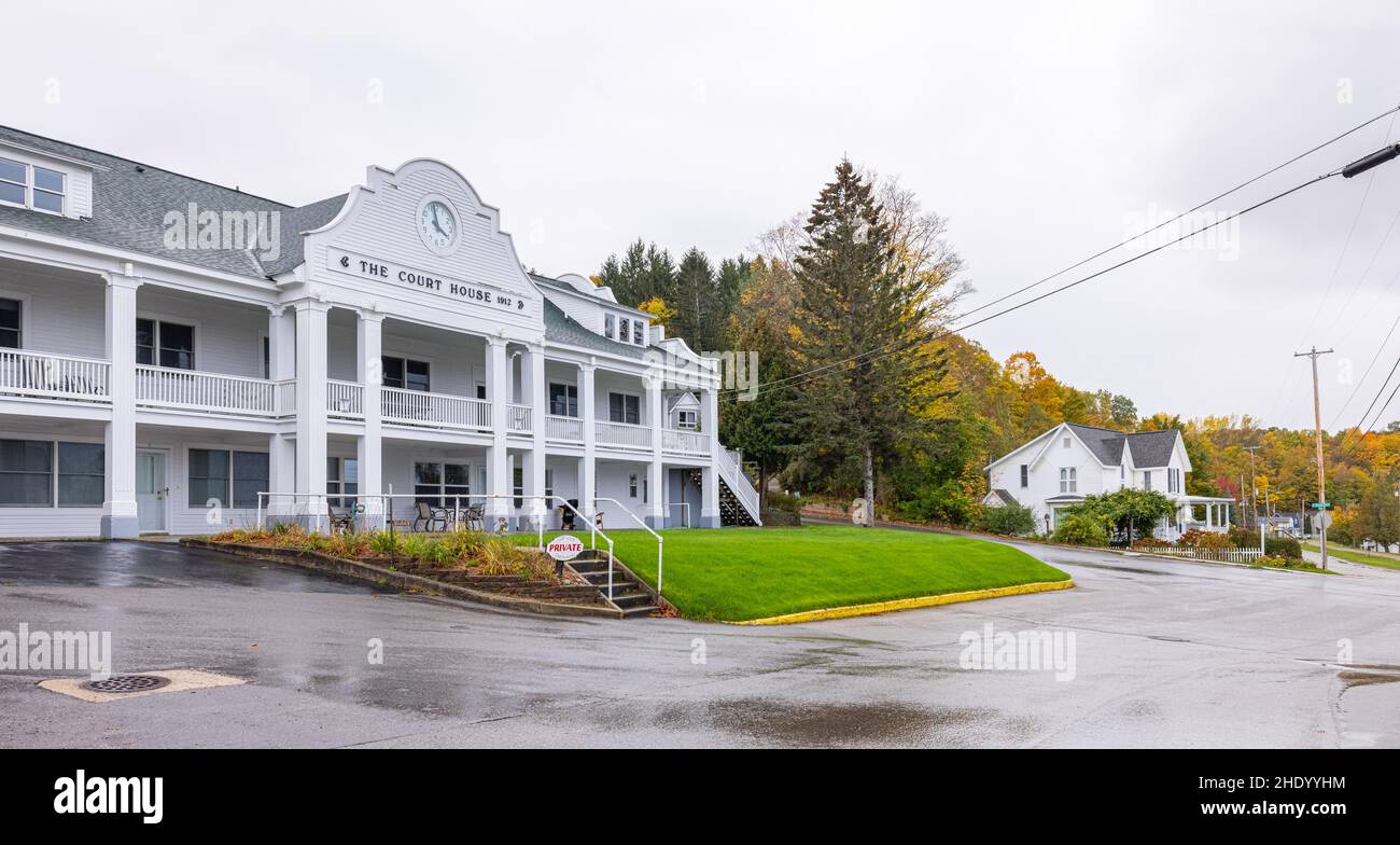 Beulah, Michigan, USA - October 22, 2021: The Former Benzie County ...