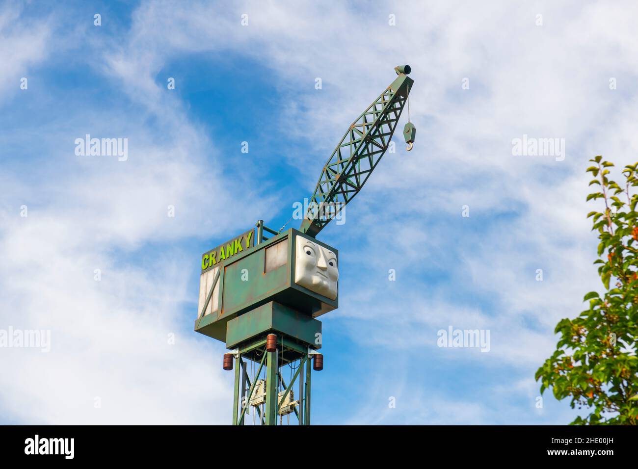 Cranky's Crane Drop Tower in Thomas Land USA in Edaville Family Theme ...